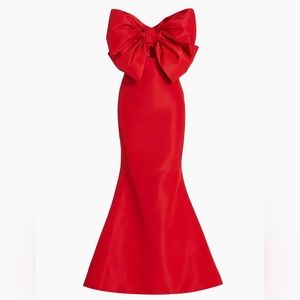 Alexia Maria | Dresses | Alexia Maria Sylvie Bow Embellished Gown Red ...